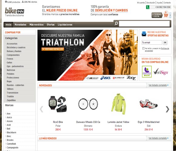 BikeInn tienda online de bicicletas