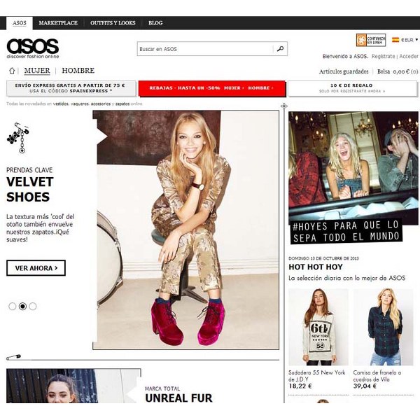 Asos .com Tienda Online de Moda y Ropa.